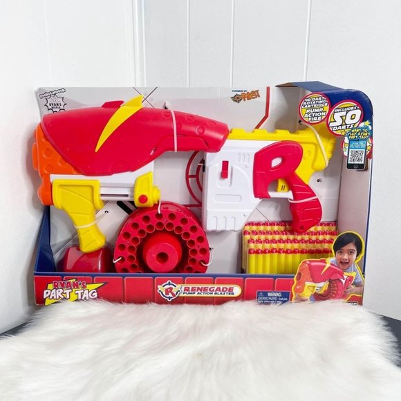Ryan's World | Toys | New Ryans Dart Tag Renegade Rapid Fire Barrel ...